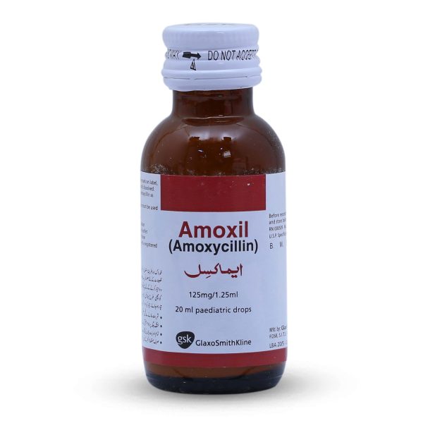 Amoxil 125mg/1.25ml Drop 20 ml - Uses, Benefits, Side Effects