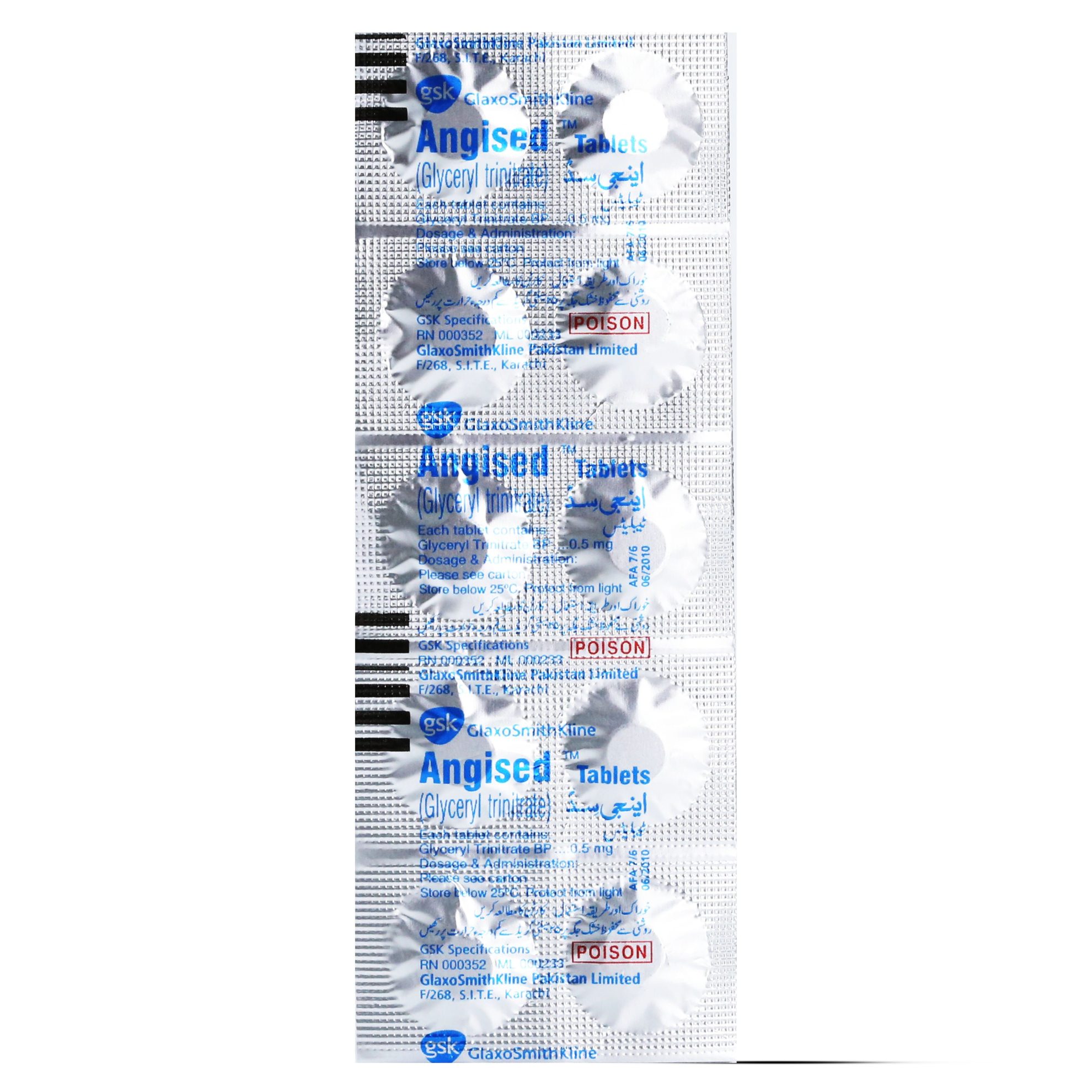 Angised 0.5mg Tablet 6 'S - Uses, Benefits, Side Effects