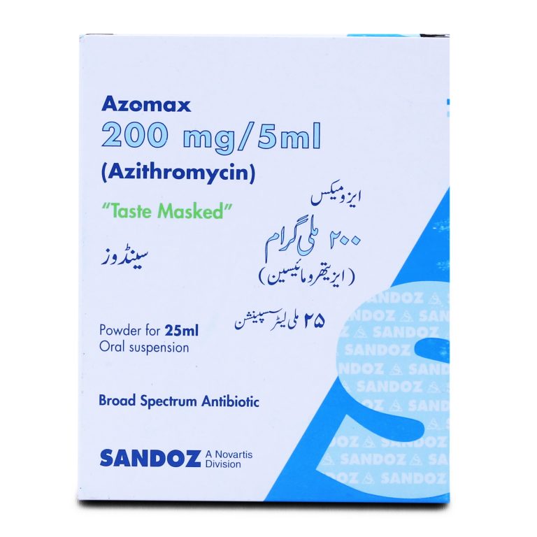Azomax 200mg/5ml Suspension 15 ml - Uses, Benefits, Side Effects