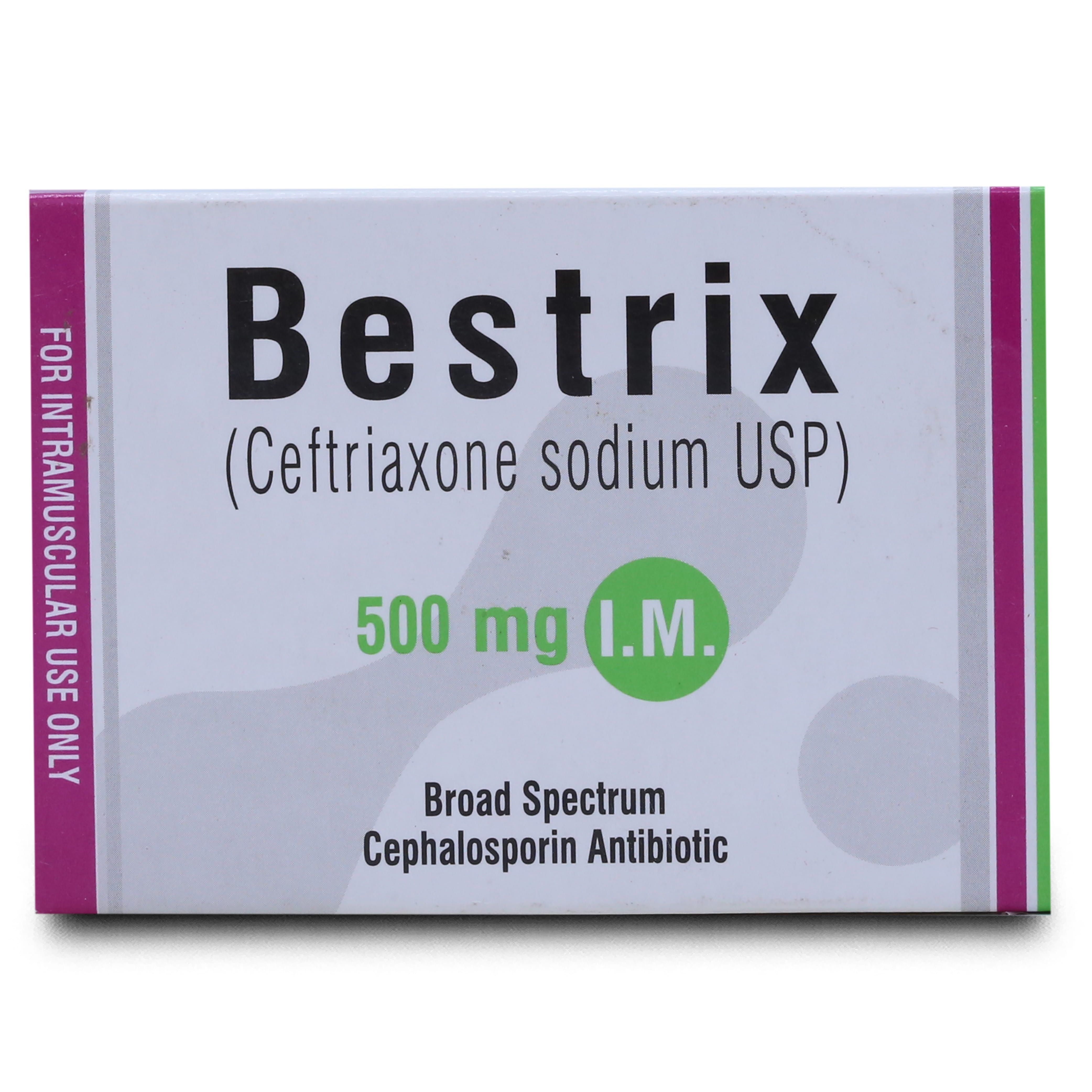 Bestrix IM 500mg Injection 1 vial - Uses, Benefits, Side Effects