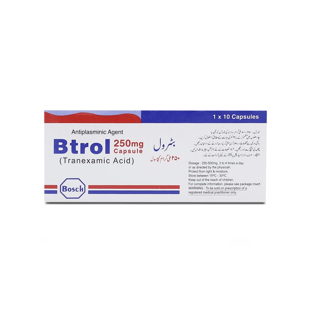 Btrol 250mg Capsule 10 'S - Uses, Benefits, Side Effects