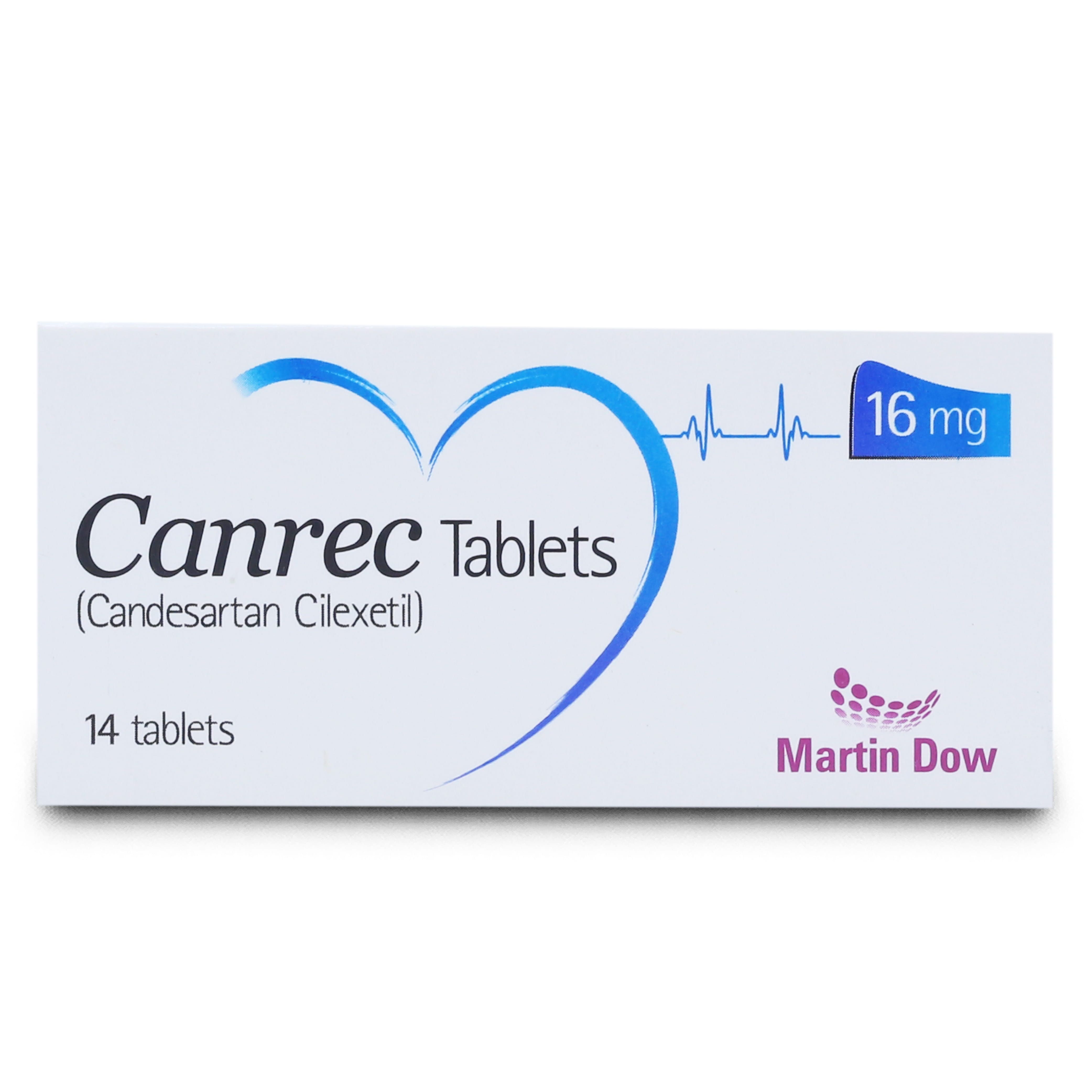 Canrec 16mg Tablet 7 'S - Uses, Benefits, Side Effects