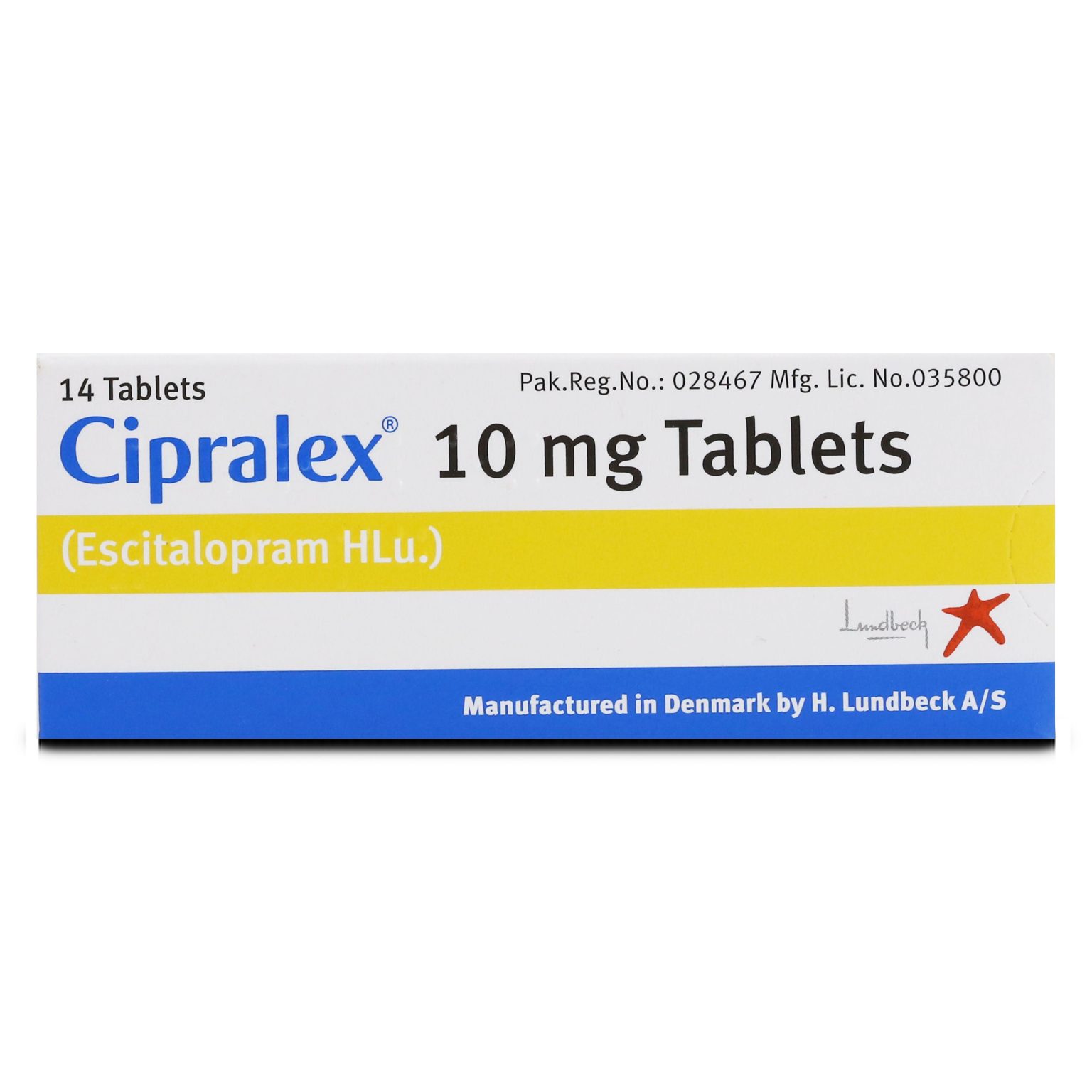 Cipralex 10mg Tablet 14 'S - Uses, Benefits, Side Effects