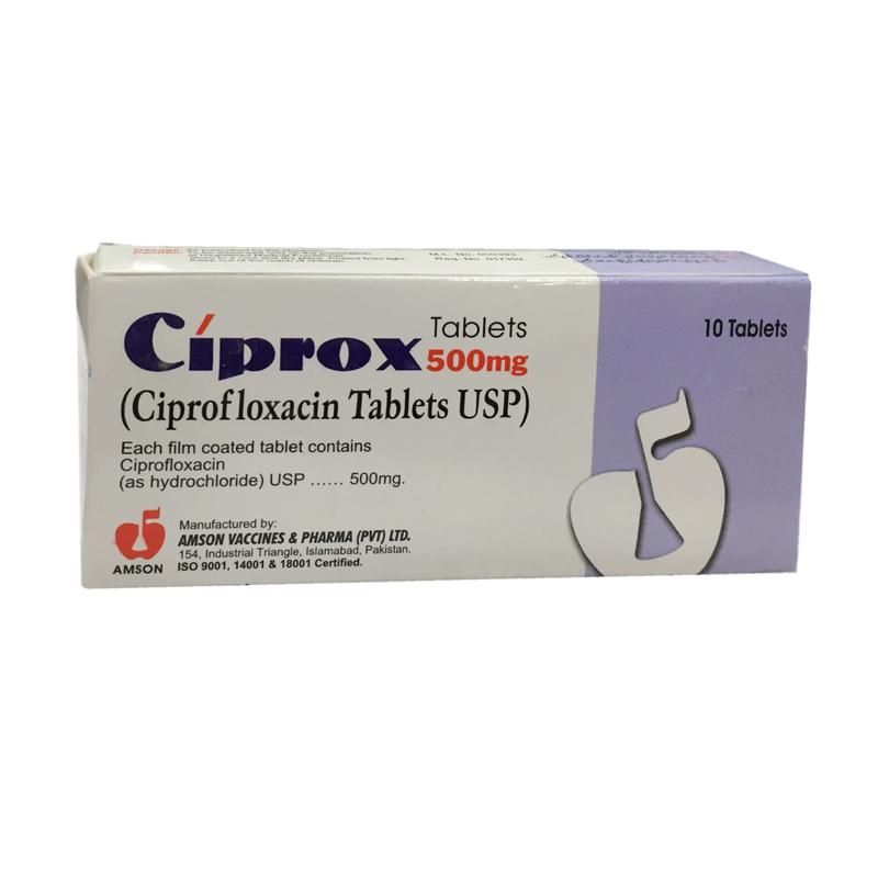 Ciprox 500mg Tablet 5 'S - Uses, Benefits, Side Effects