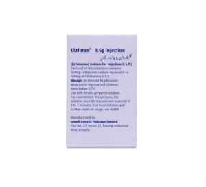 Claforan 0.25gm Injection 1 vial - Uses, Benefits, Side Effects