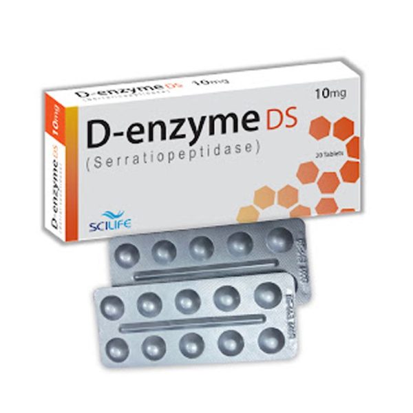 D-Enzyme DS 10mg Tablet 20 'S - Uses, Benefits, Side Effects