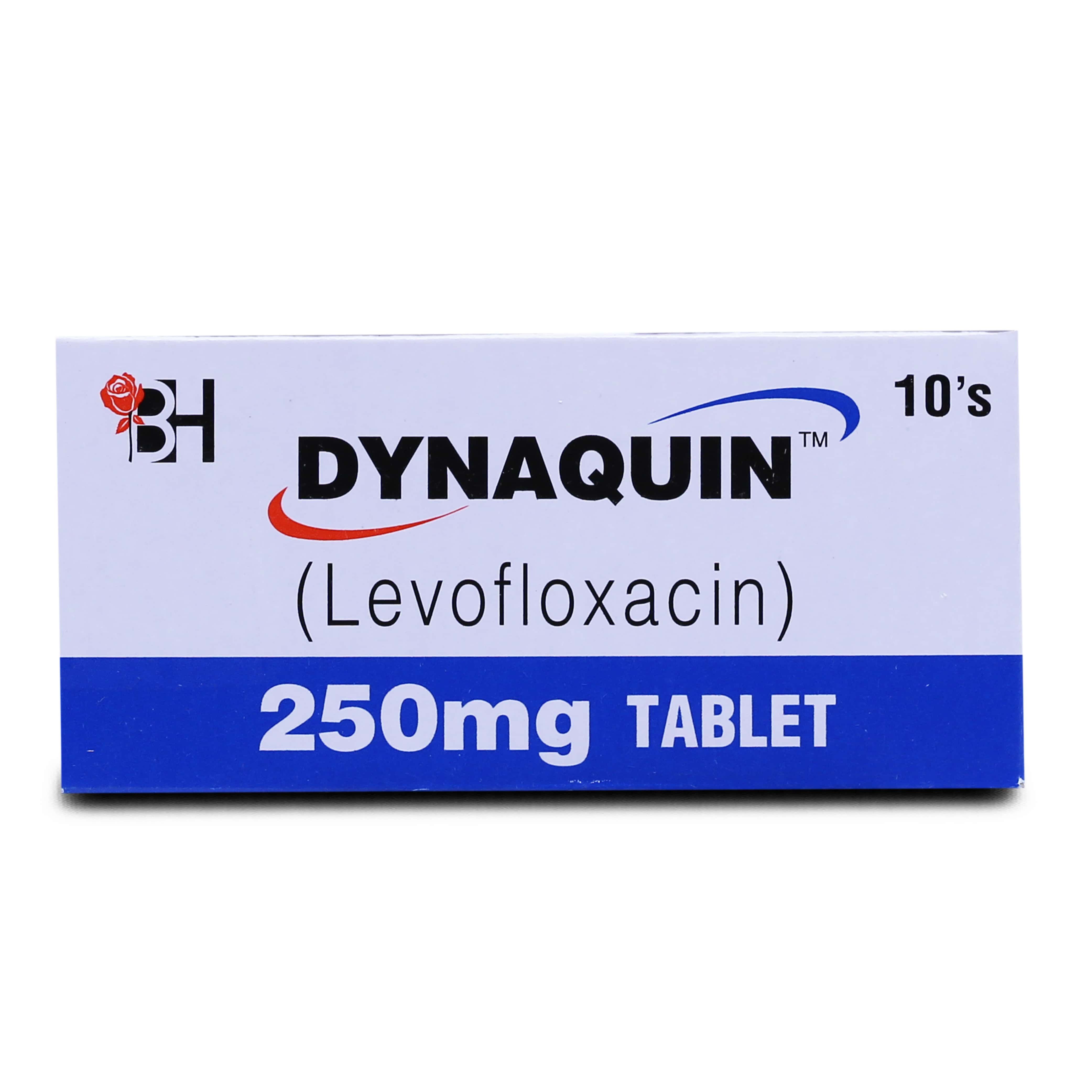Dynaquin 250mg Tablet 10 'S - Uses, Benefits, Side Effects