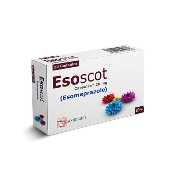 Esoscot 20mg Capsule 14 'S - Uses, Formula, Side Effects
