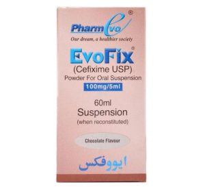 Evofix 100mg/5ml Suspension 60 ml - Uses, Benefits, Side Effects