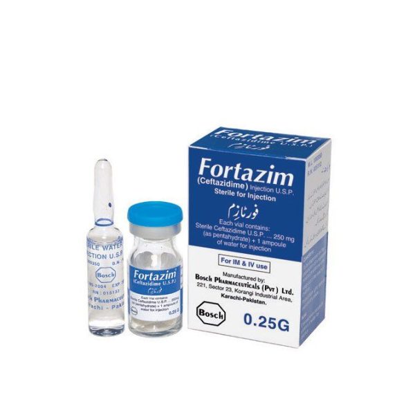 Fortazim 250mg Injection 1 vial - Uses, Benefits, Side Effects