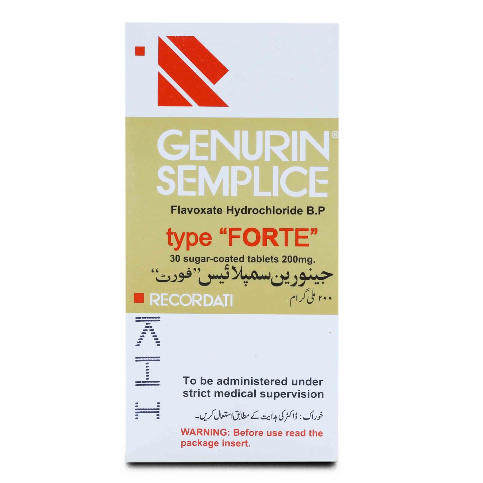 Genurin Forte 200mg Tablet 10 'S - Uses, Benefits, Side Effects