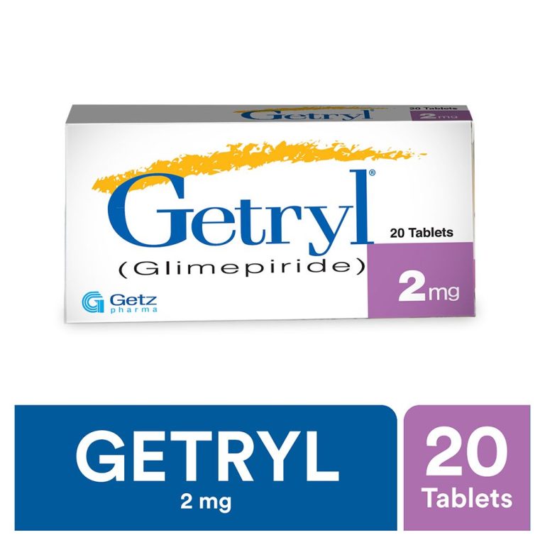 Getryl 2mg Tablet 10 'S - Uses, Benefits, Side Effects