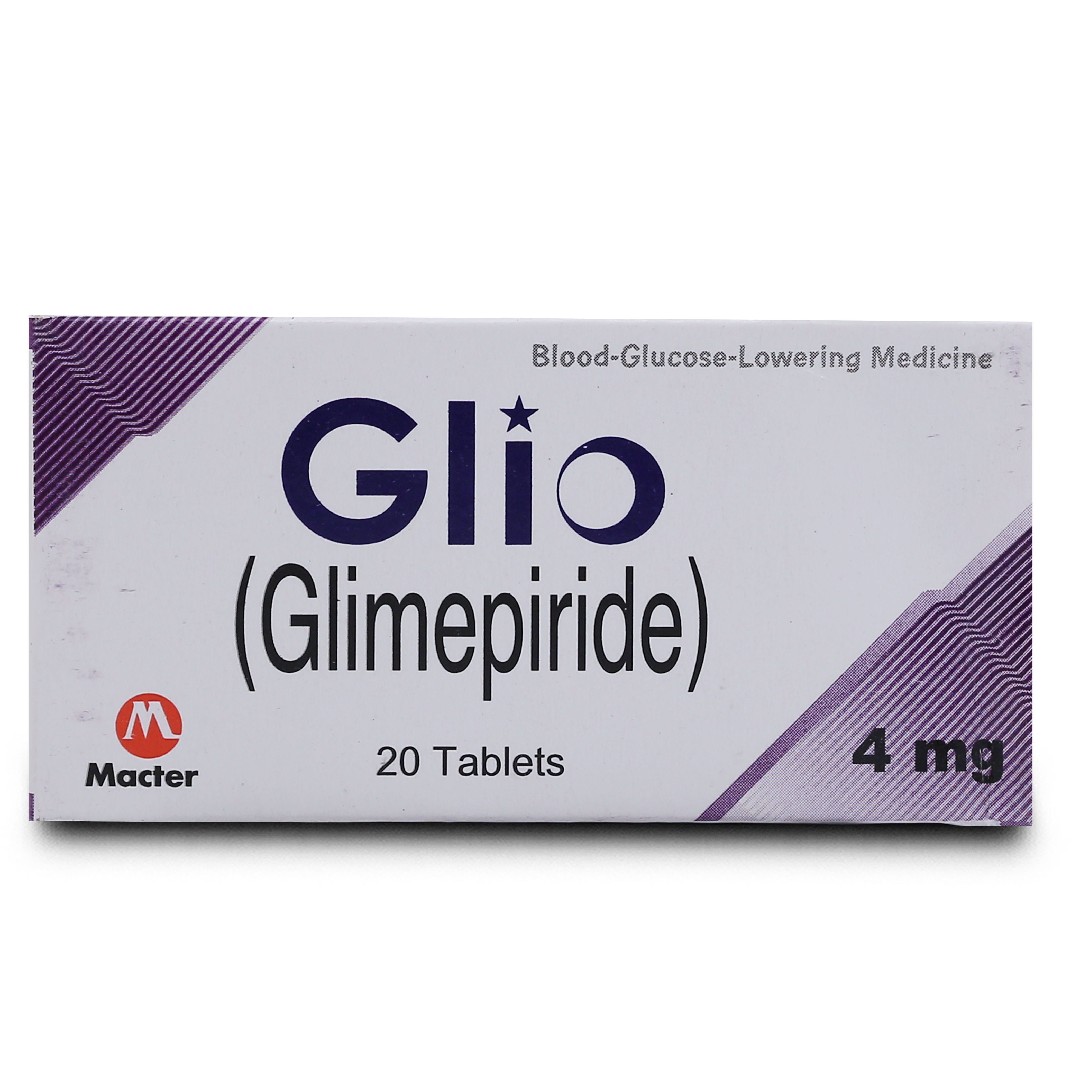 Glio 4mg Tablet 10 'S - Uses, Benefits, Side Effects