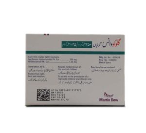 Glucovance 250mg+1.25mg Tablet 15 'S - Uses, Benefits, Side Effects