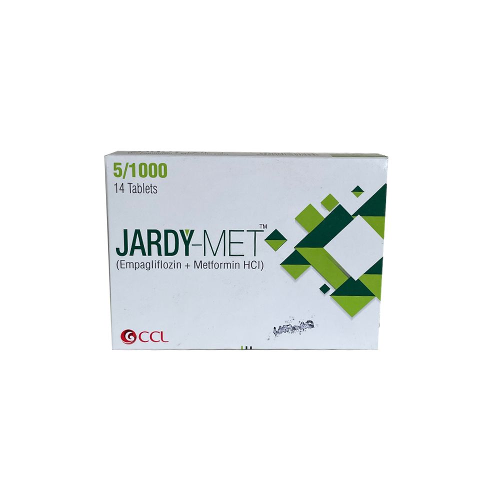 Jardy-Met 12.5/1000mg Tablet 7 'S - Uses, Benefits, Side Effects
