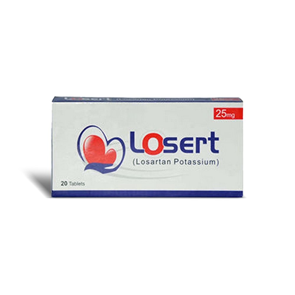 Losert 25mg Tablet 10 'S - Uses, Benefits, Side Effects