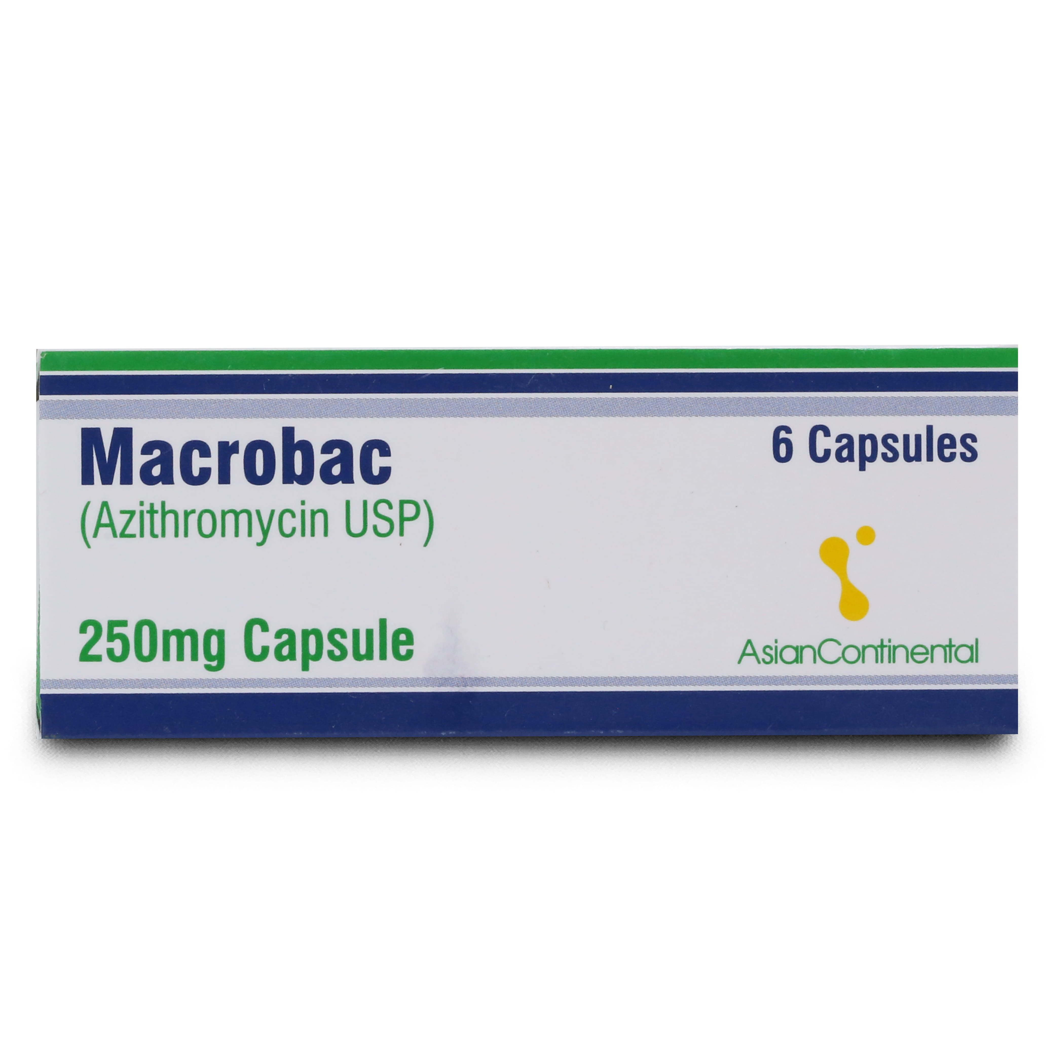 Macrobac 250mg Capsule 6 'S - Uses, Benefits, Side Effects