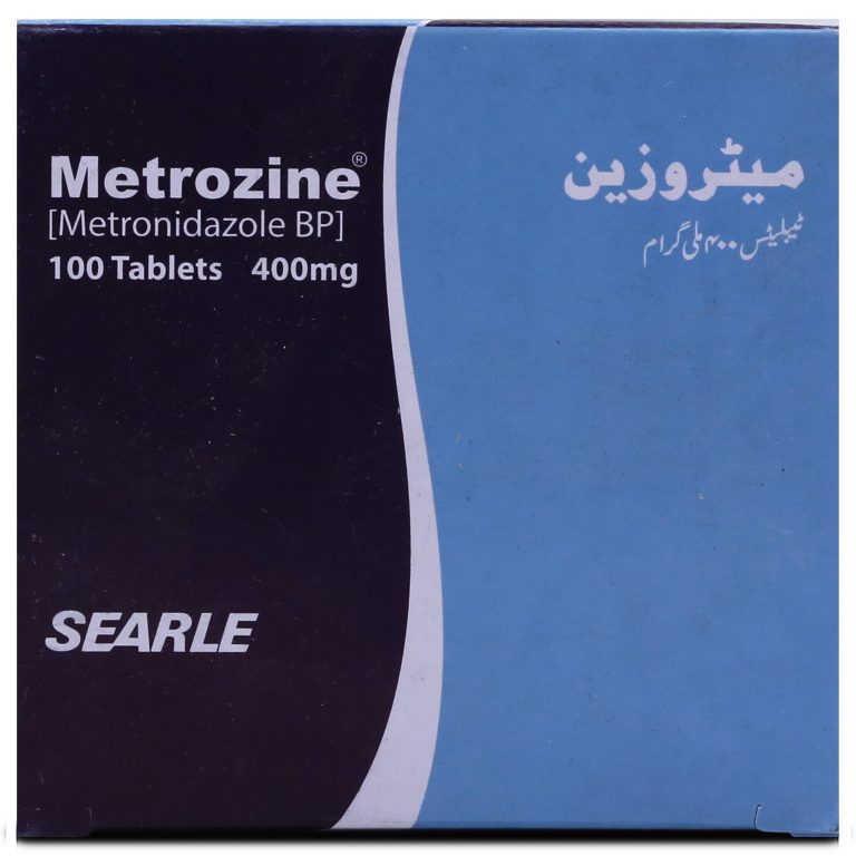 Metrozine 400mg Tablet 10 'S - Uses, Benefits, Side Effects
