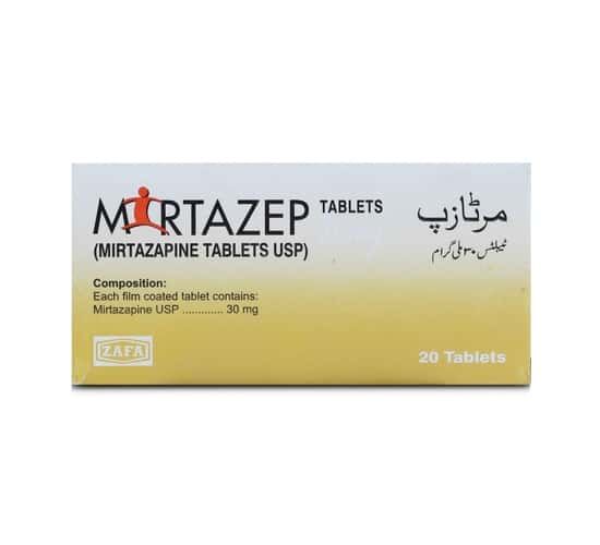 Mirtazep 30mg Tablet 10 'S - Uses, Benefits, Side Effects