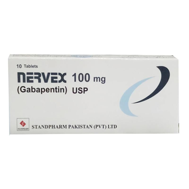 Nervex 100mg Tablet 10 'S - Uses, Benefits, Side Effects