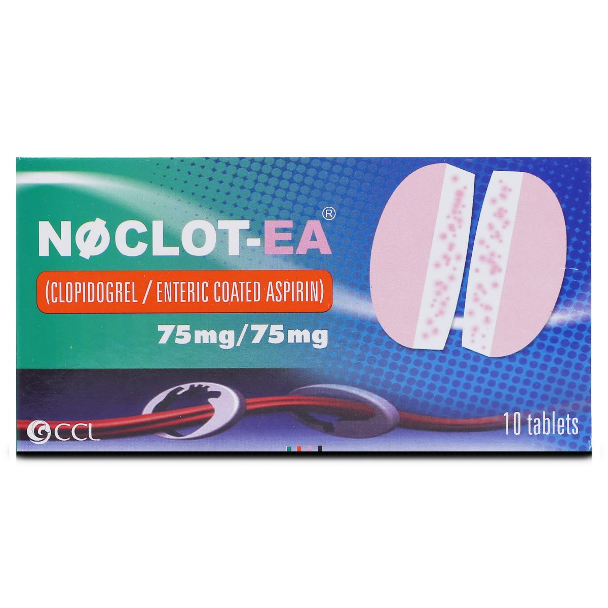 Noclot-EA 75mg+75mg Tablet 10 'S - Uses, Benefits, Side Effects