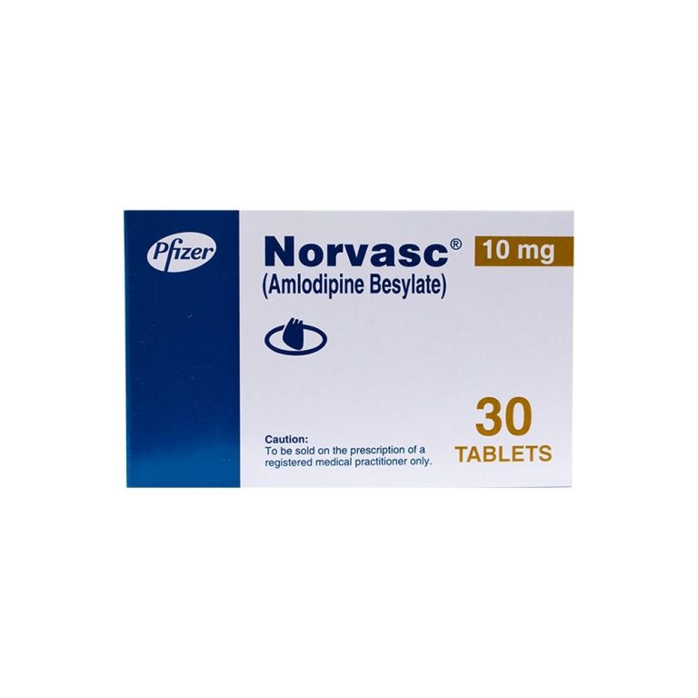 Norvasc 5mg Tablet 10 'S - Uses, Benefits, Side Effects