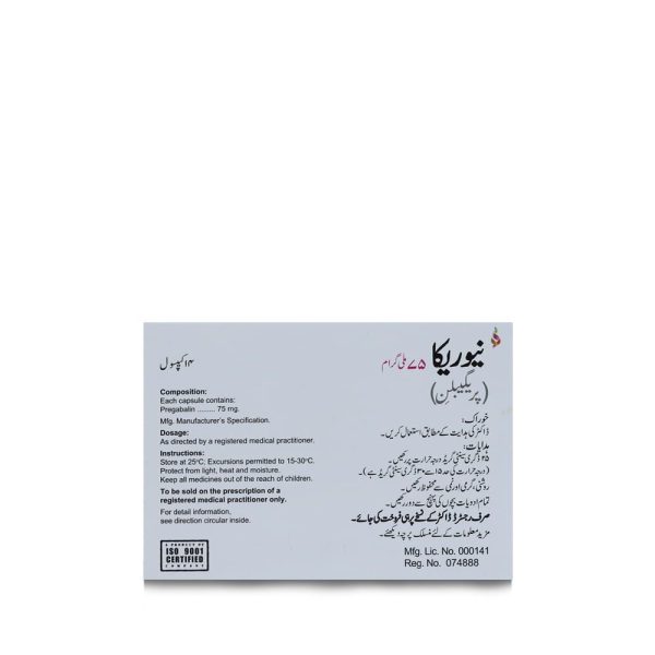 Nurica 75mg Capsule 7 'S - Uses, Benefits, Side Effects