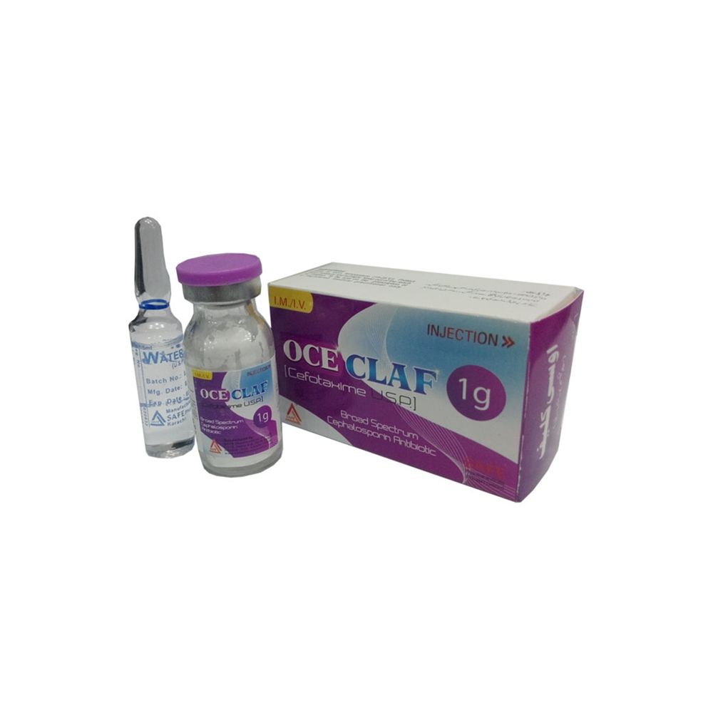 Oceclaf IM/IV 1gm Injection 1 vial - Uses, Benefits, Side Effects
