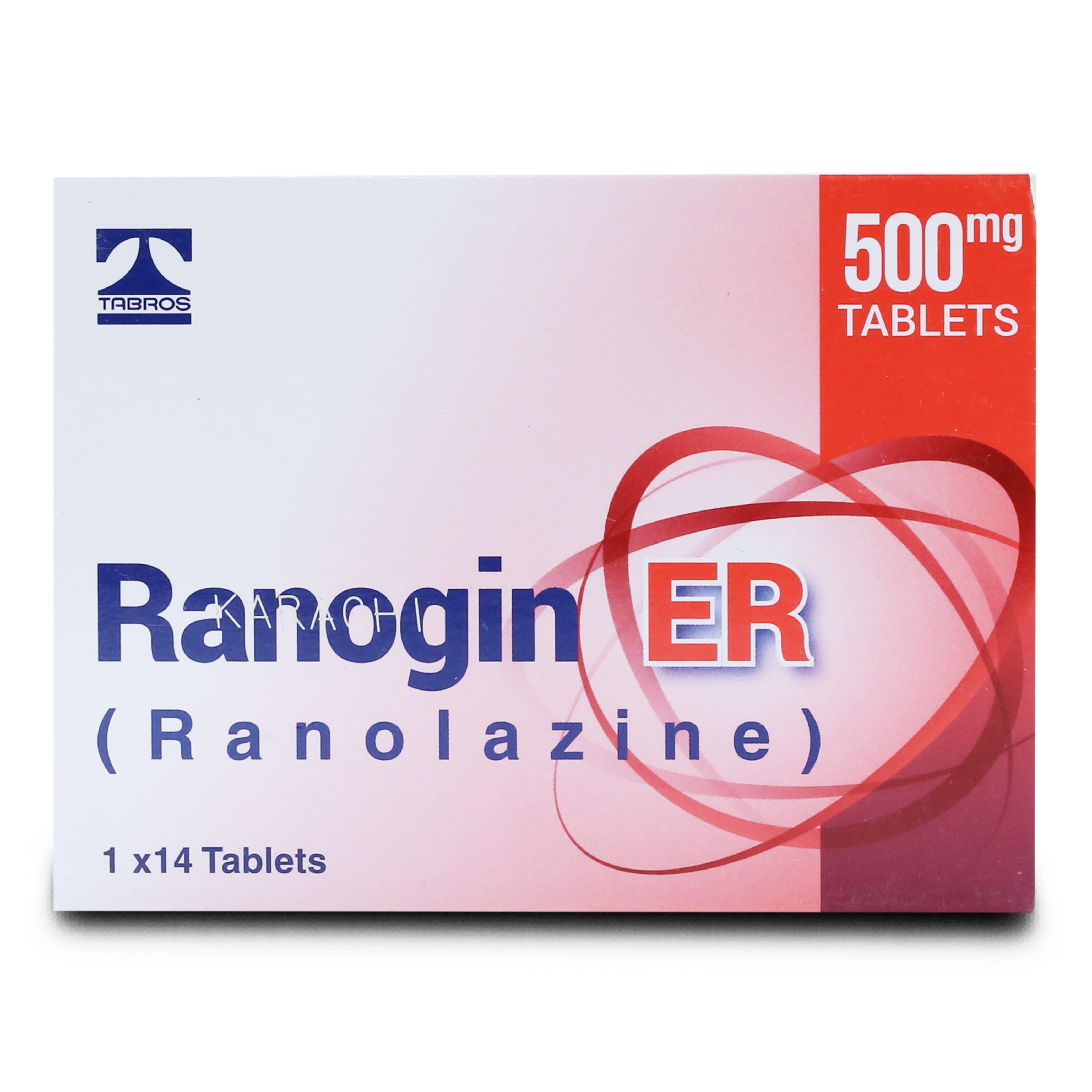 Ranogin ER 500mg Tablet 14 'S - Uses, Benefits, Side Effects