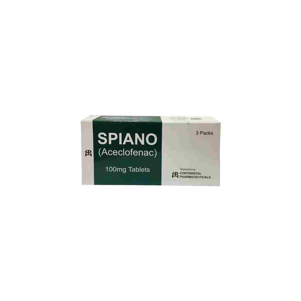 Spiano 100mg Tablet 10 'S - Uses, Benefits, Side Effects