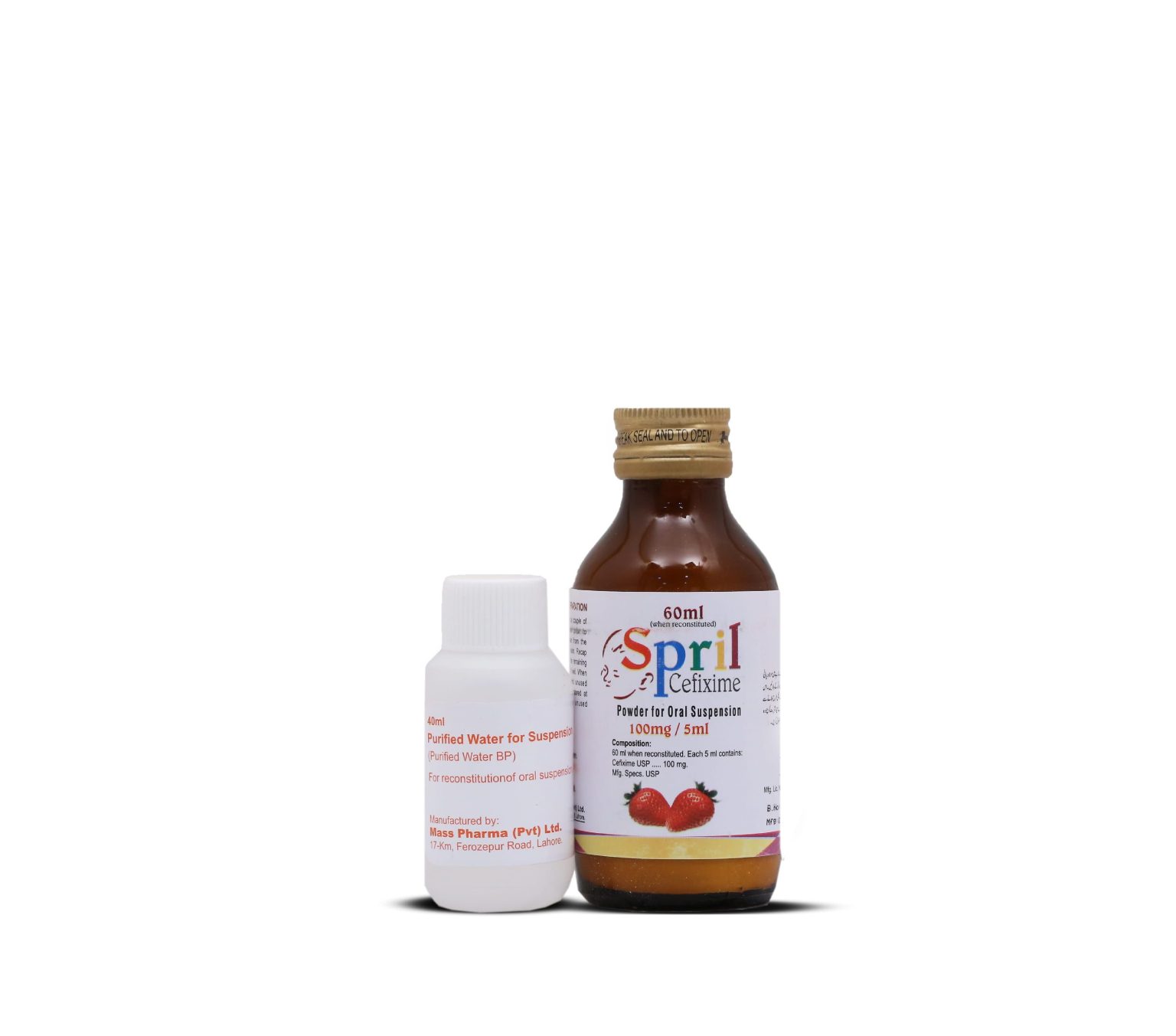 Spril 100mg/5ml Suspension 30 ml - Uses, Benefits, Side Effects