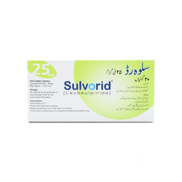 Sulvorid 25mg Tablet 10 'S - Uses, Benefits, Side Effects
