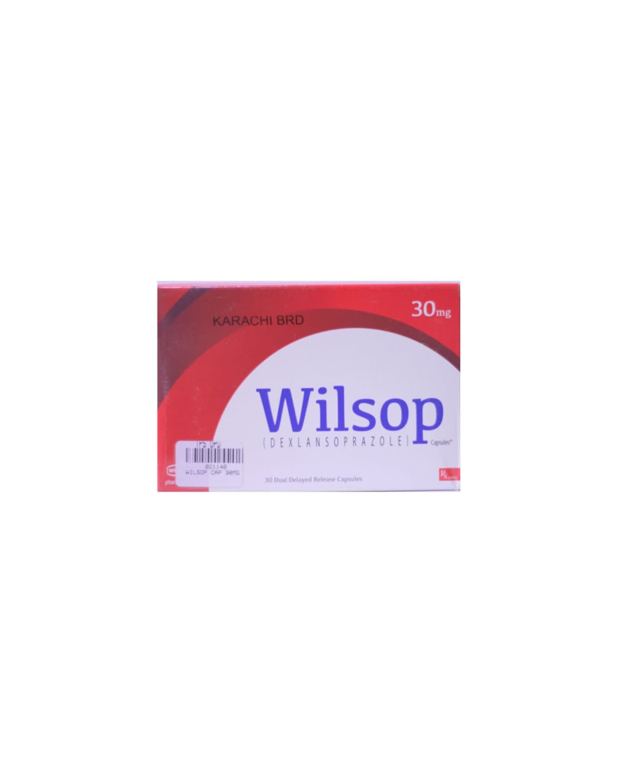 Wilsop 30mg Capsule 10 'S - Uses, Benefits, Side Effects