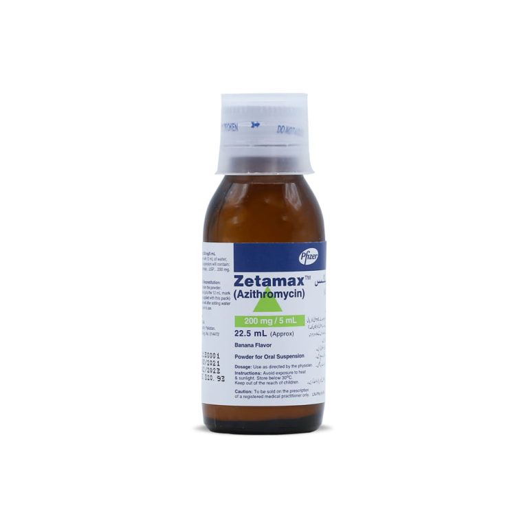 Zetamax 200mg/5ml Suspension 22.5 ml - Uses, Benefits, Side Effects